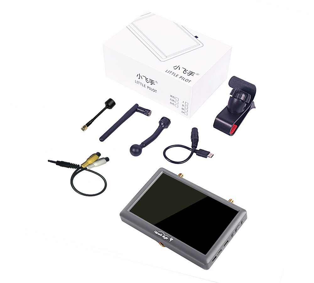 Hawkeye Little pilot 4, 5 inch FPV monitor 4.9G 5.8G 6G with DVR ...