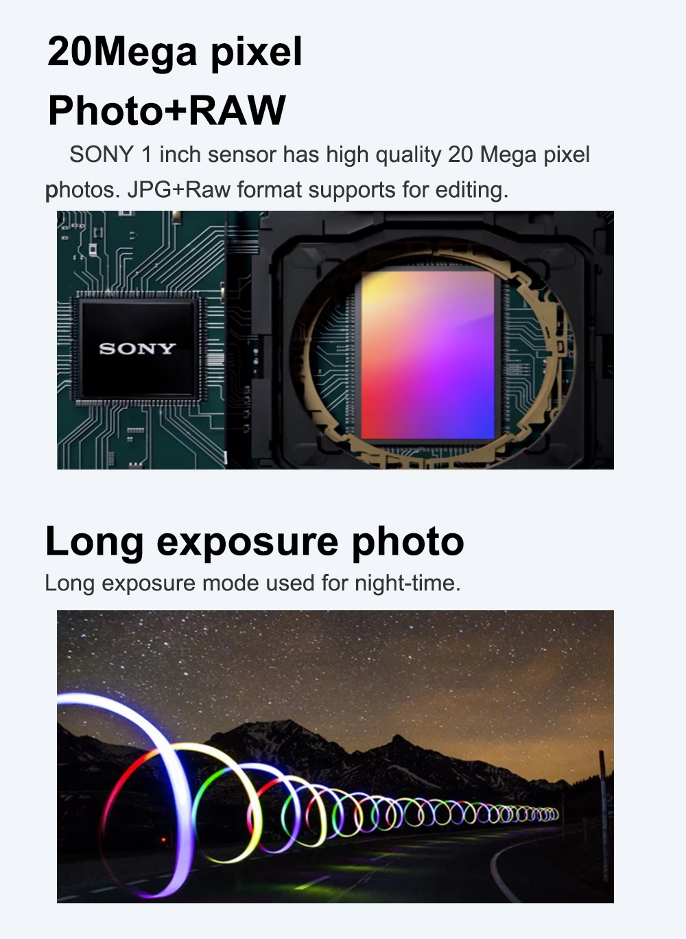 Hawkeye firefly Split V6 -Pro 1 inch camera 6K 30 4K 60FPS 8X ZOOM HDMI ...